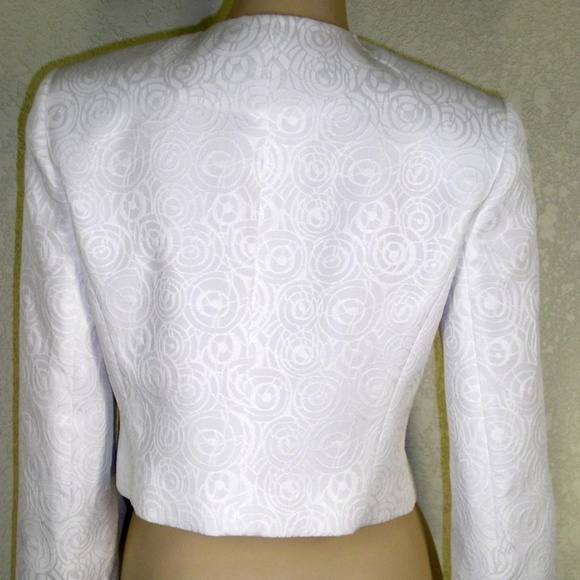 Kasper | Jackets & Coats | Kasper Nwt Collarless Open Jacquard Jacket ...